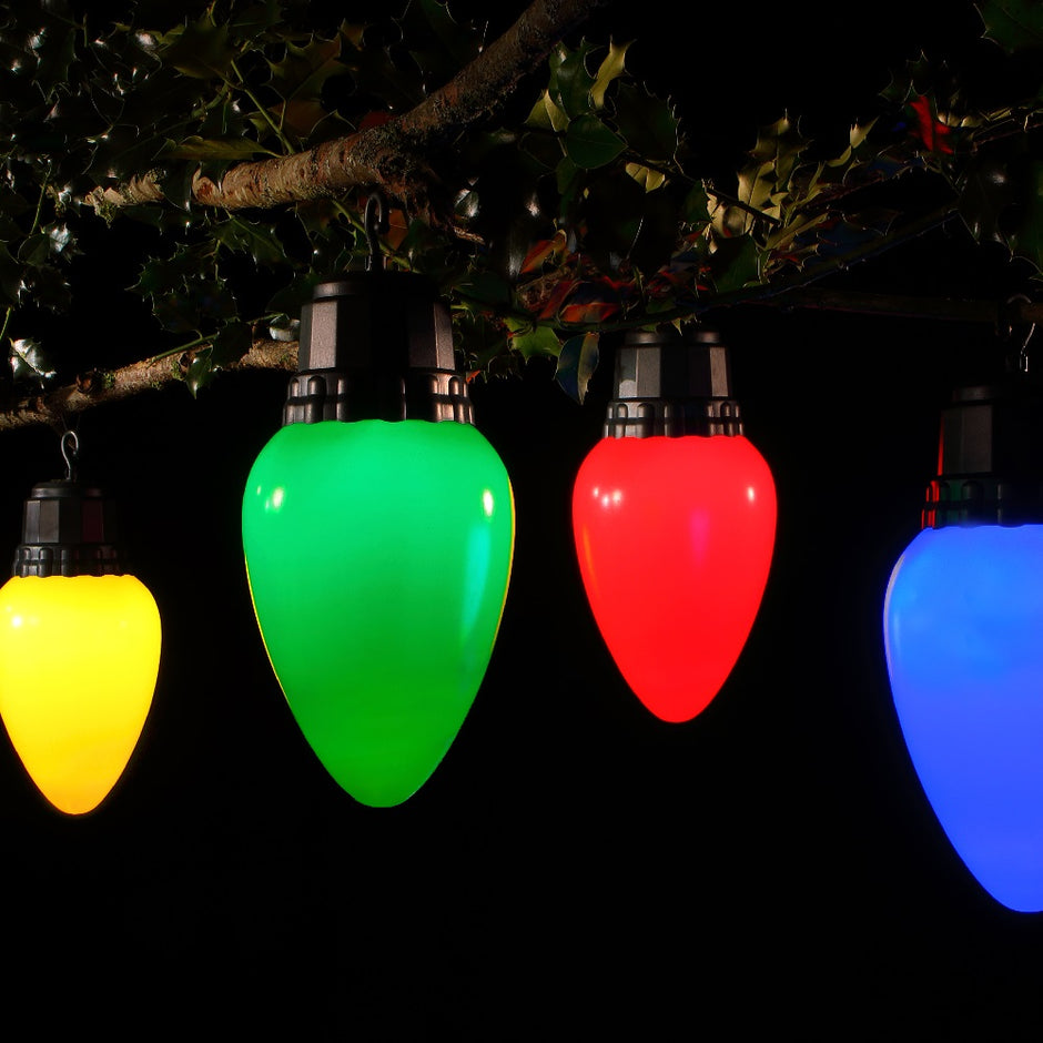 Set of 4 Large Cone Bulb Lights - NOMA